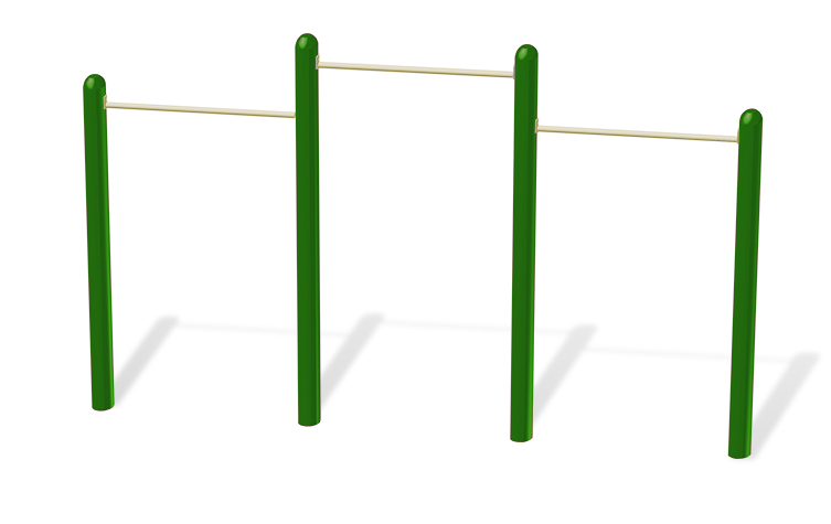 Belson | Gallery | 78000058 | Triple Horizontal Bars | Fitness Equipment