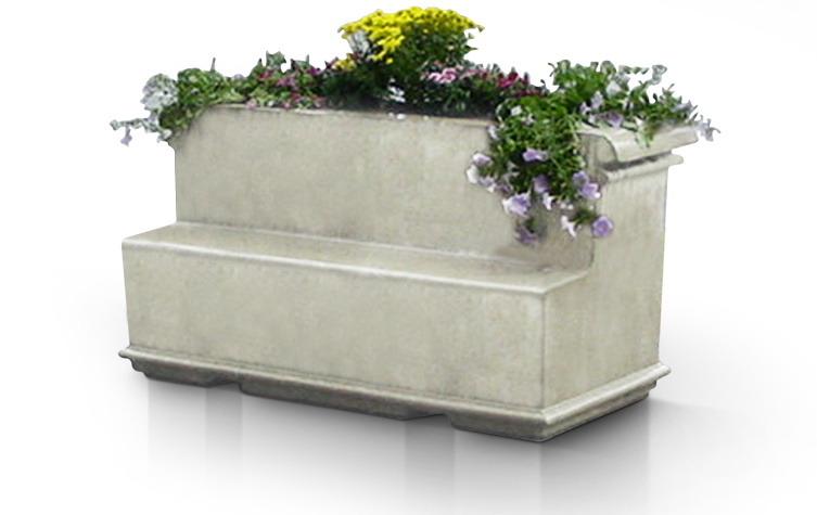 Belson | Gallery | abp | Concrete Planter Bench