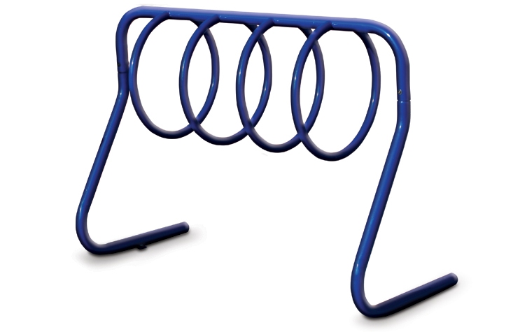 Belson | Gallery | BRL4S | 4 Loop Style Bike Rack | Surface Mount