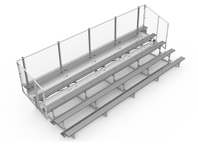 Belson | Gallery | BS-0524C | Standard Series Aluminum Bleachers