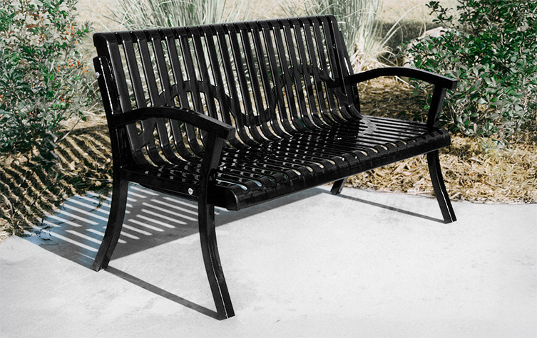 Belson | Gallery | CC4WB-P | Thermoplastic Coated Park Benches ...