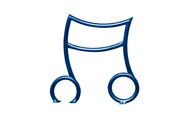 Belson | Gallery | CR-MN1-FT-EXP | Music Note Bicycle Rack