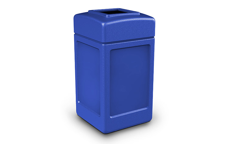 Belson | Gallery | DC-732104 | 42 Gallon Square Waste Container | Blue