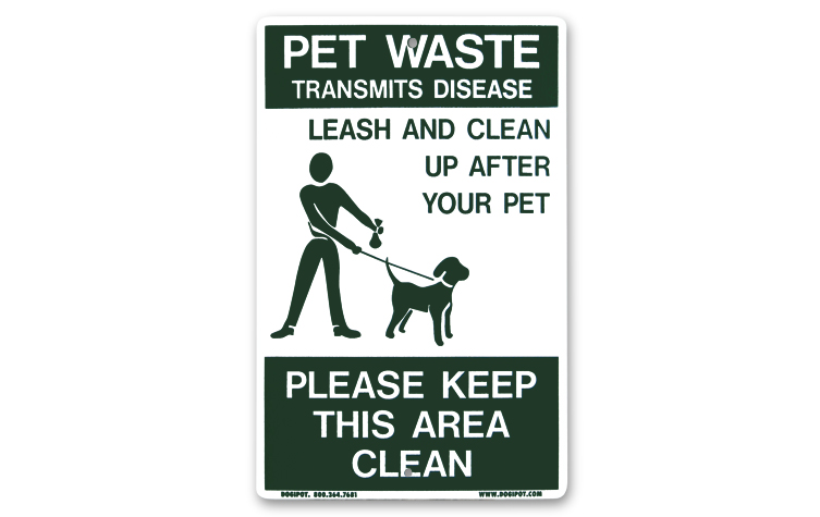 Belson | Gallery | DP-1203 | DOGIPOT Reflective Aluminum Pet Sign | On ...