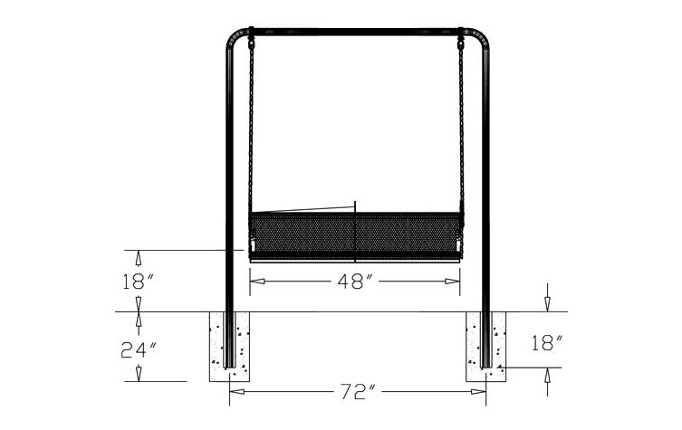 Belson | CloserLook | 4 Foot Swing Dimensions
