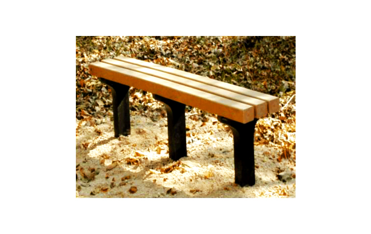 Belson | Gallery | P-261 | Recycled Plastic Trail Bench - 6' Length