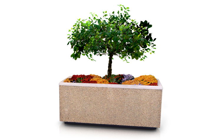 Belson | Gallery | P-30X96 | P Series Rectangular Concrete Planter