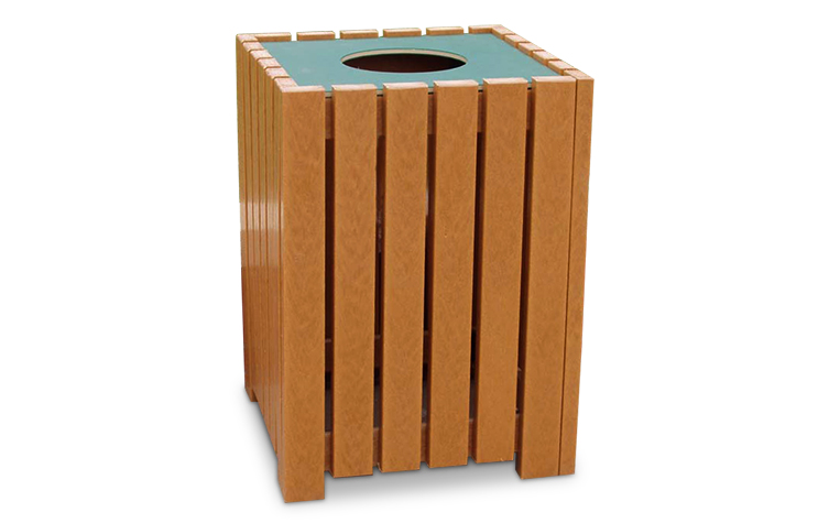 Belson | Gallery | PB32S-HD | 32 Gallon Heavy-Duty Square Trash Receptacle
