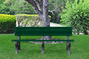 Belson | Gallery | PLD6WB-P | Recycled Plastic Plank Park Bench | 6' Length