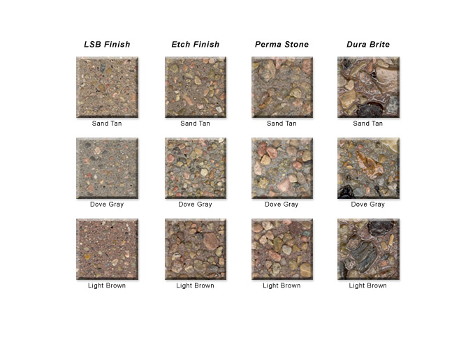 Belson | CloserLook | Concrete Finish Color Options Detail