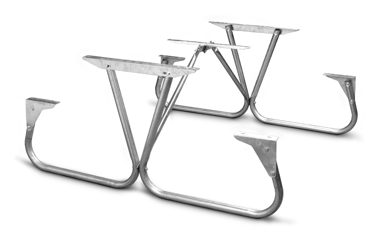 Belson | Gallery | PR-WF | Park Ranger Galvanized Picnic Table | Frame Kit