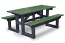 Mall Recycled Plastic Bench Ends | Park Benches | Belson Outdoors®