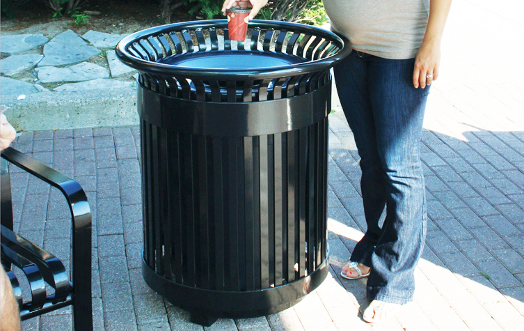 Belson | Gallery | SFT34 | Sentinel Steel Litter Receptacle | 34 Gallon