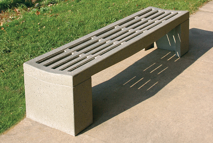 Belson | Gallery | SL500 | Backless 6' Concrete Bench