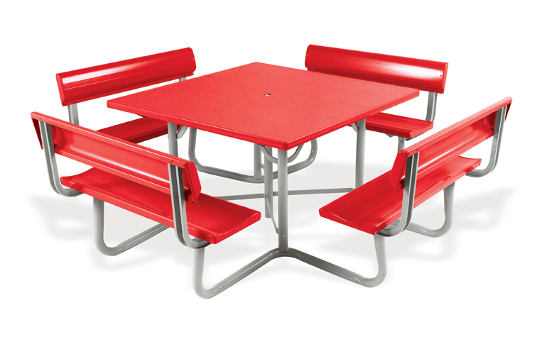 Belson | Gallery | ST-4UWB | Southern Piknik® 48" Square Picnic Table ...
