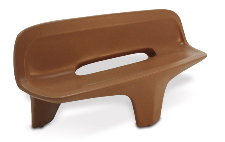 Belson | Gallery | TF5060 | Concrete Tri-Pod Bench with Back