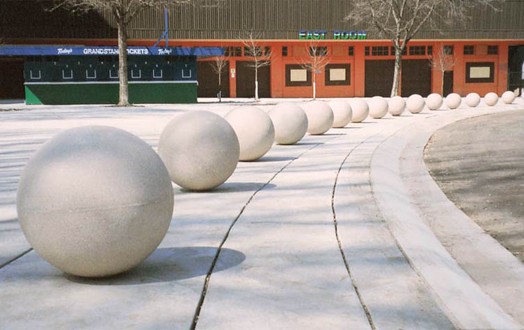 Belson | Gallery | TF6102 | Concrete Sphere Bollards | 30" Diameter