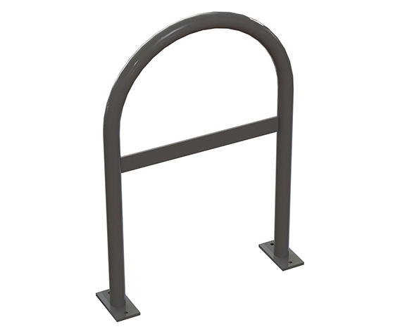 Belson | Gallery | U24-LB-SF-P | Inverted U Commercial Bike Rack with ...