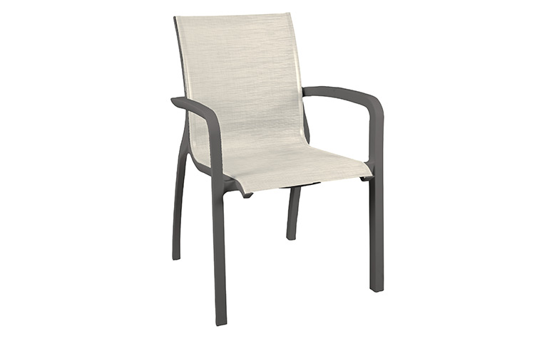 Belson | Gallery | US110288 | Beige Seat w/Volcanic Black Frame