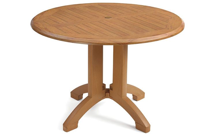 Belson | Gallery | UT380008 | 42" Round Atlanta Table With Umbrella ...