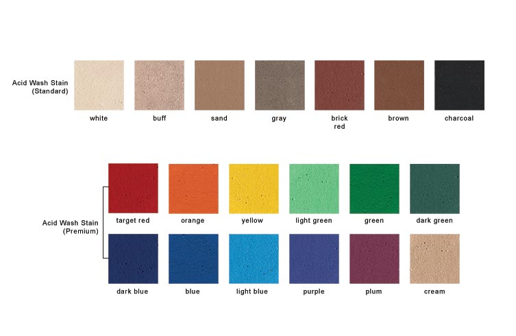 Belson | CloserLook | Acid Wash Stain Color Options Detail