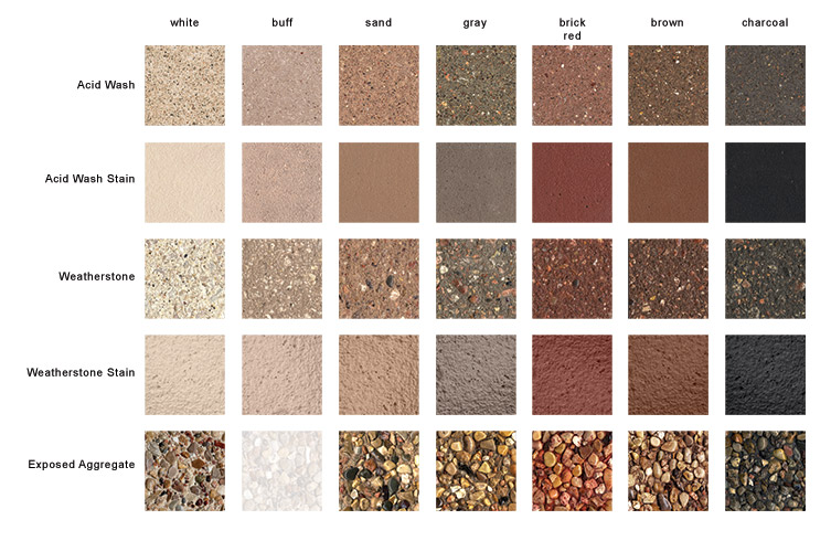 Belson | CloserLook | Standard Concrete Finish Color Options Detail